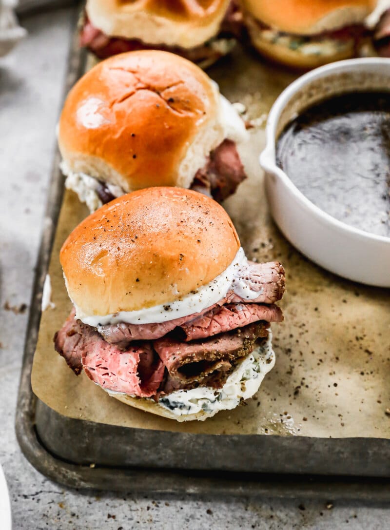 French Dip Sliders - Cooking for Keeps