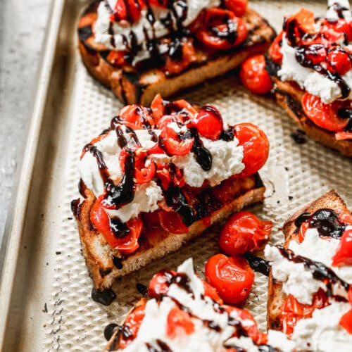 Burrata Toast - Cooking for Keeps