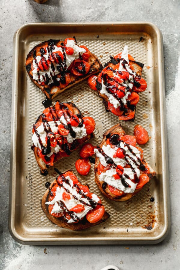 Burrata Toast - Cooking for Keeps