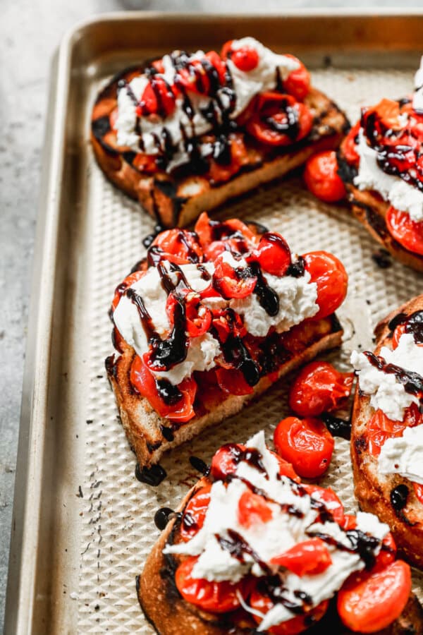 Burrata Toast - Cooking for Keeps
