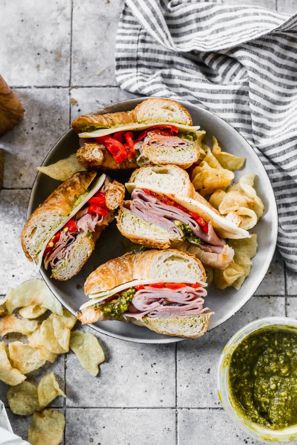 Cold Ham and Cheese Sandwich - Cooking for Keeps