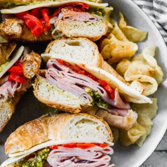 Cold Ham and Cheese Sandwich - Cooking for Keeps