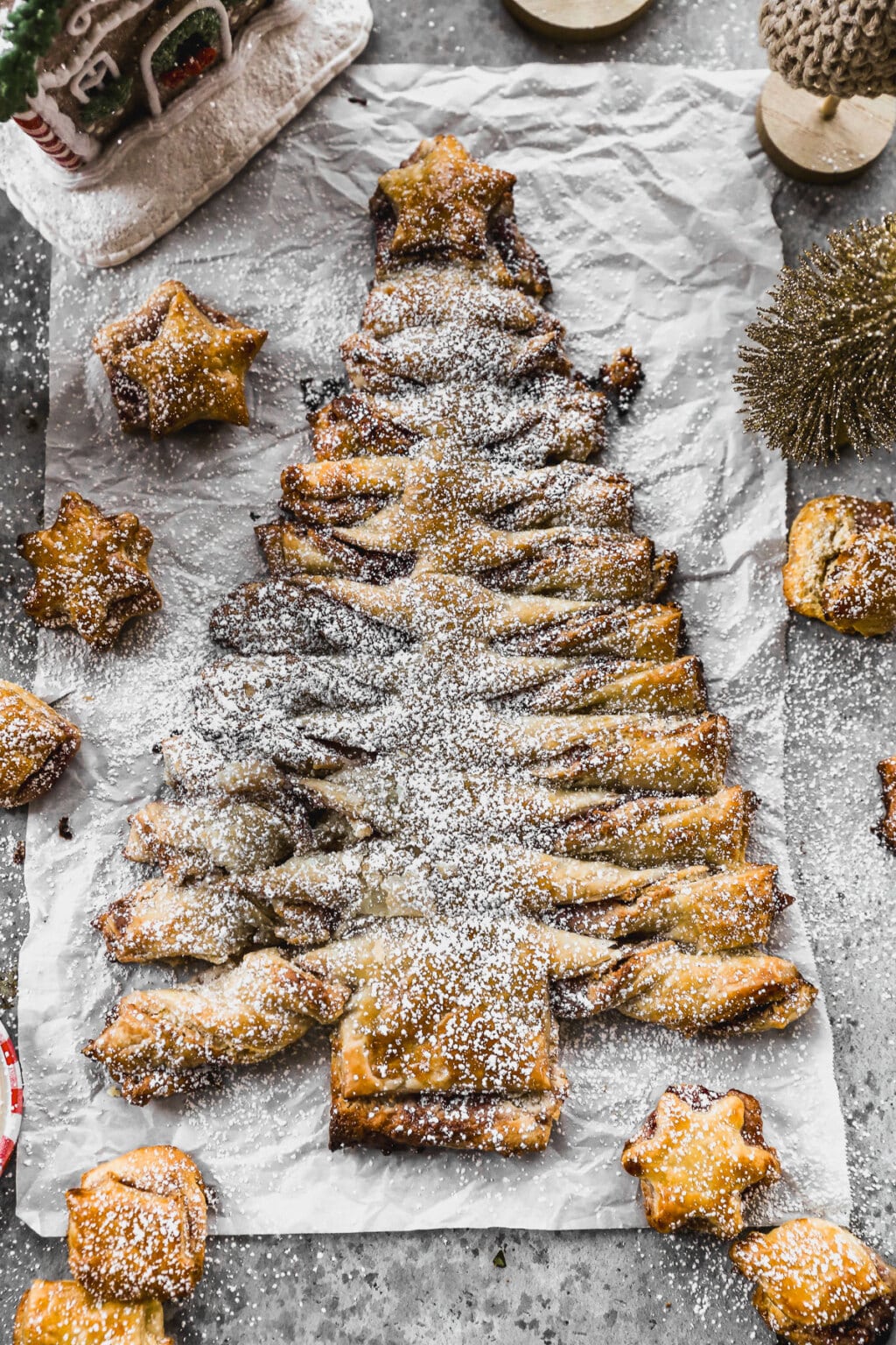 Christmas Tree Puff Pastry (Sweet) - Cooking for Keeps