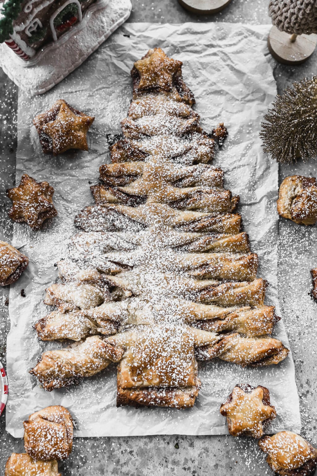 Christmas Tree Puff Pastry (Sweet) - Cooking for Keeps