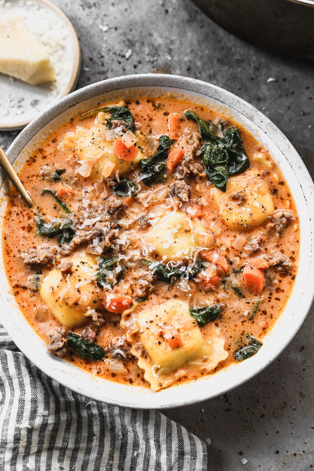 Ravioli Soup - Cooking for Keeps