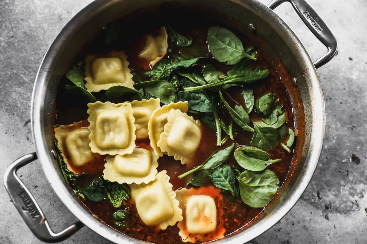 Ravioli Soup - Cooking for Keeps