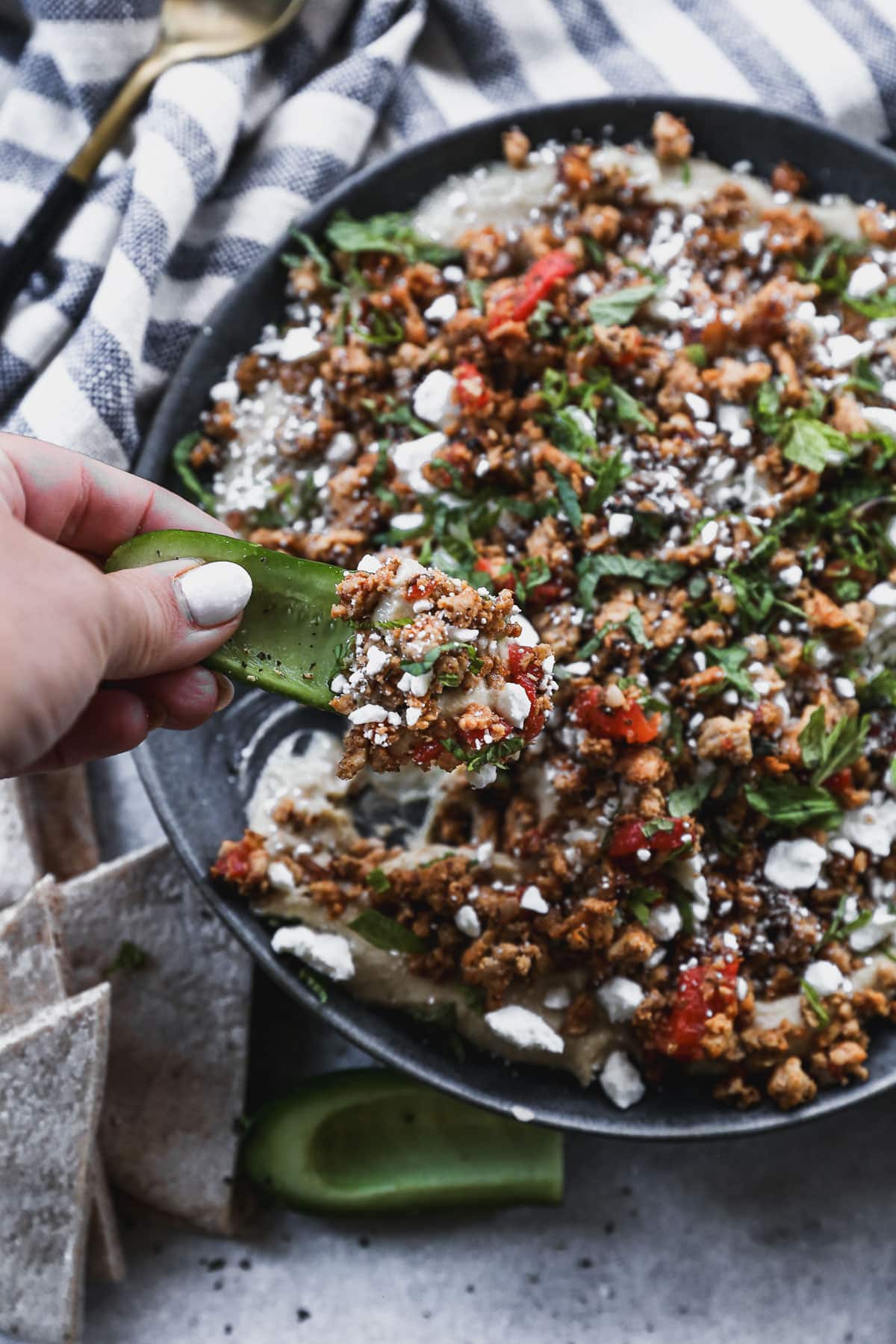 Loaded Hummus - Cooking for Keeps