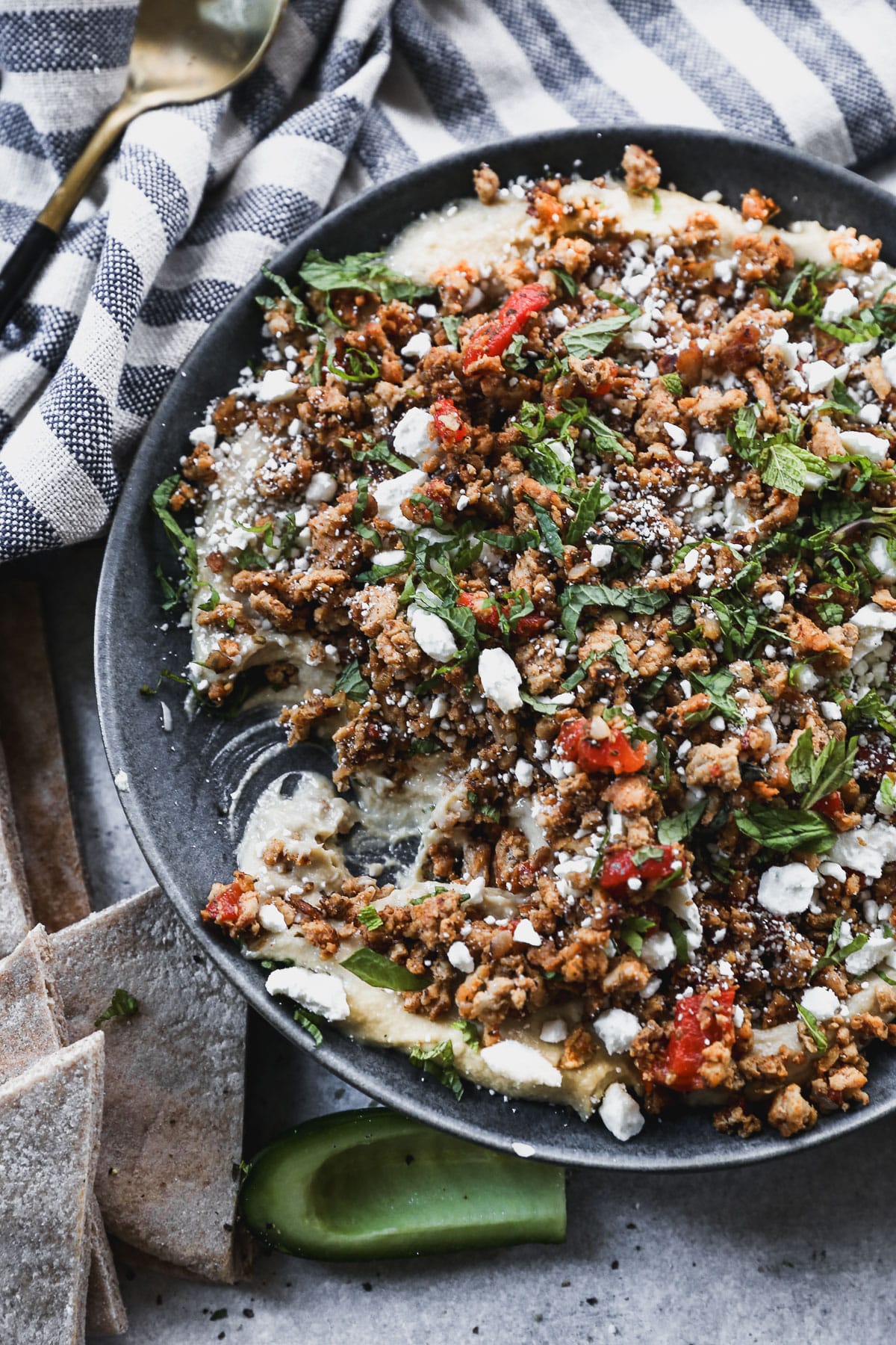 Loaded Hummus - Cooking for Keeps
